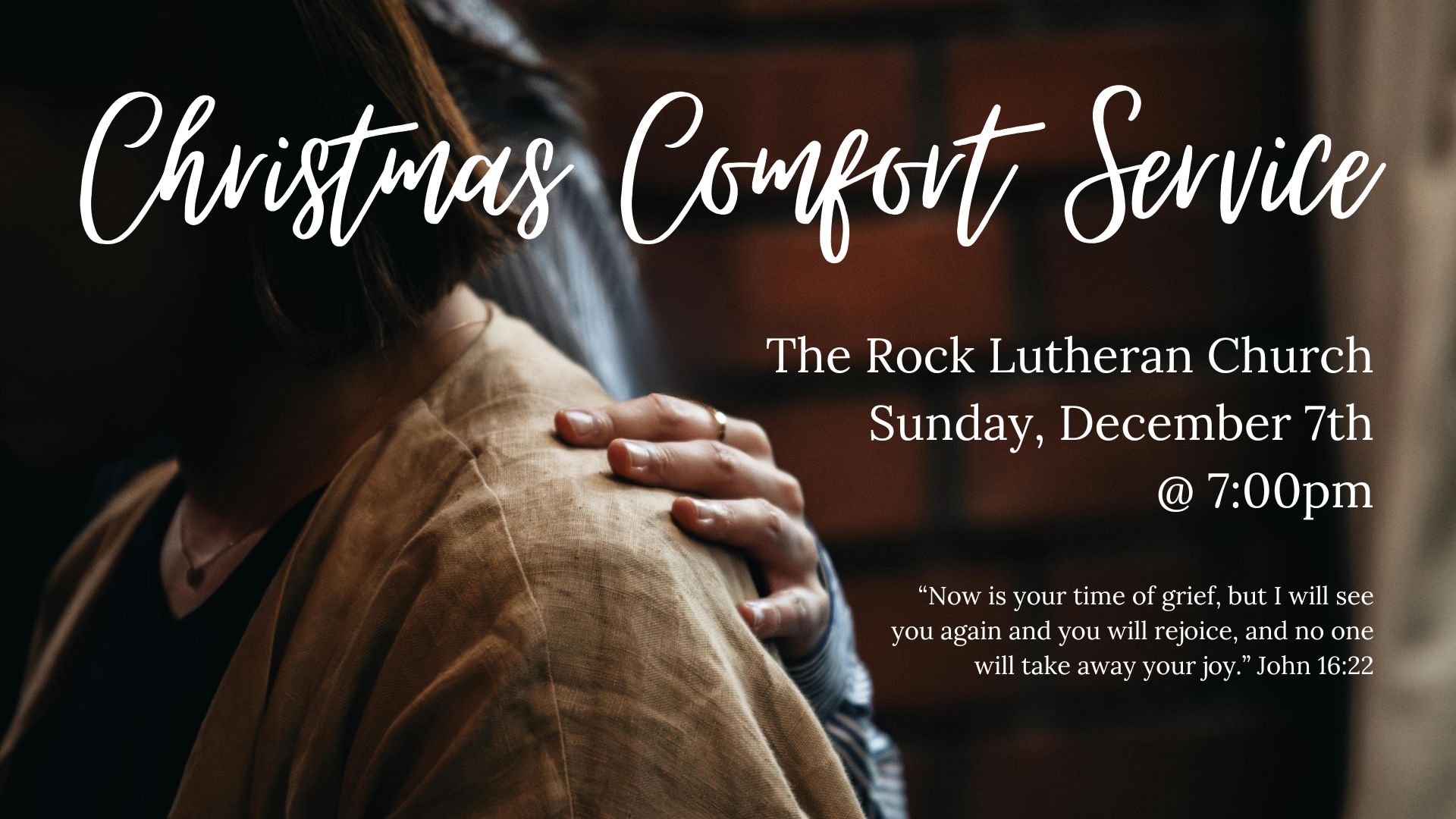 Christmas Comfort Service – The Rock Lutheran Church